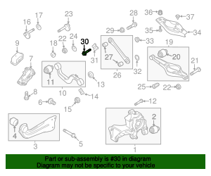 N-910-475-02 - Lateral Arm Bolt 2012-2013 Audi | Audi OEM Parts