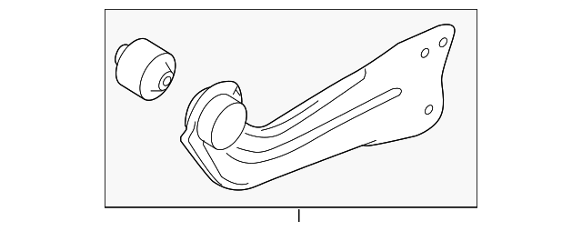 1K0-505-223-K - Trailing Arm 2006-2015 Audi | Euro Parts 4 Less