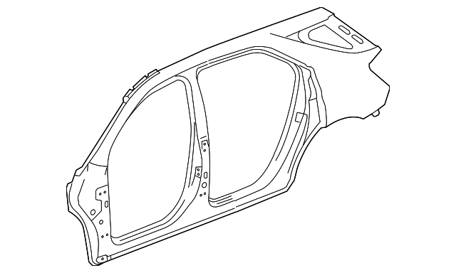 2010-2017 Chevrolet Equinox Driver Side Outer Body Side Panel 23218869 ...