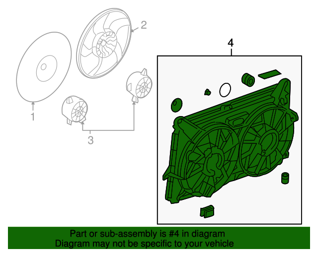 15780789 - Engine Cooling Fan Shroud 2007-2014 GM | GMPartsNow
