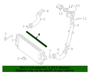 906-505-00-86 - Inter-Cooler Seal 2010-2023 Mercedes-Benz | Mercedes ...