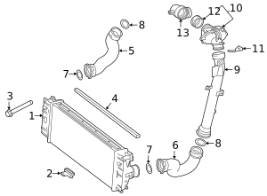 2019-2022 Mercedes-Benz Muffler Bracket 642-098-04-39 | MB OEM Parts