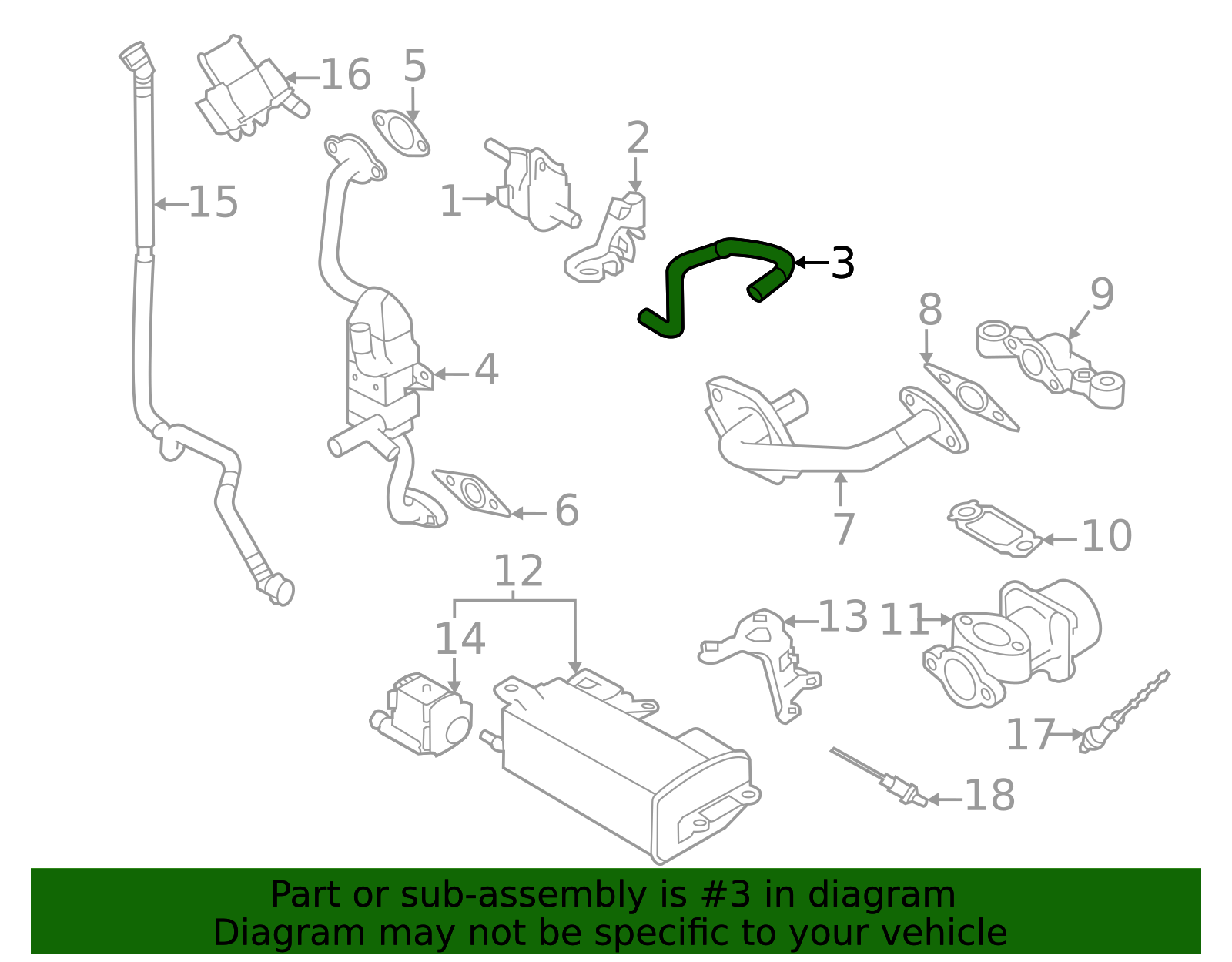 99081AA470 - 2019-2024 Subaru - Vacuum Hose | Subaru Parts HQ
