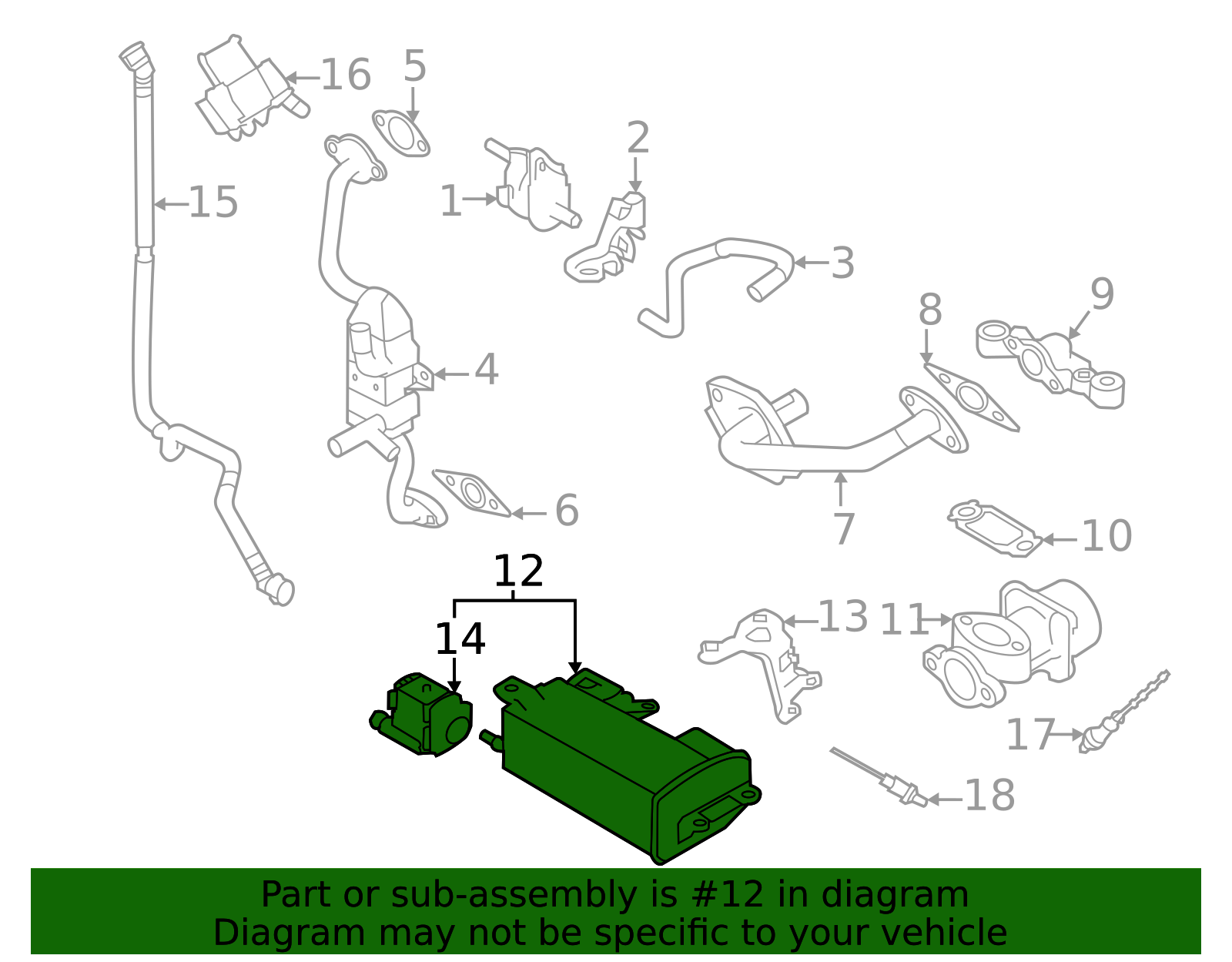 2020-2025 Subaru Vapor Canister 42035AN00C | Subaru Parts Store