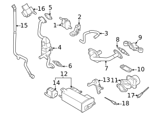 2019-2022 Subaru Vacuum Hose 99081AA470 | Subaru Parts Store