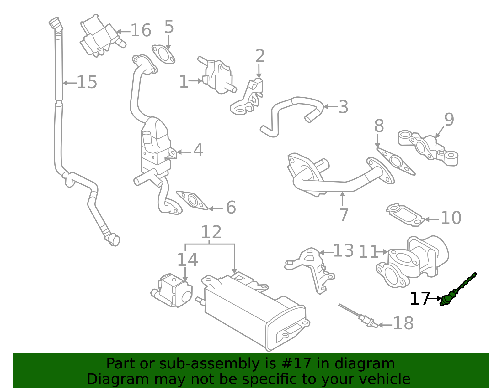 22690AB08A - Oxygen Sensor 2017-2025 Subaru | Subaru Parts Exchange