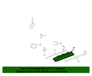 2015-2020 GM Rear Bumper Lower Fascia Bracket 23256140 GM ...