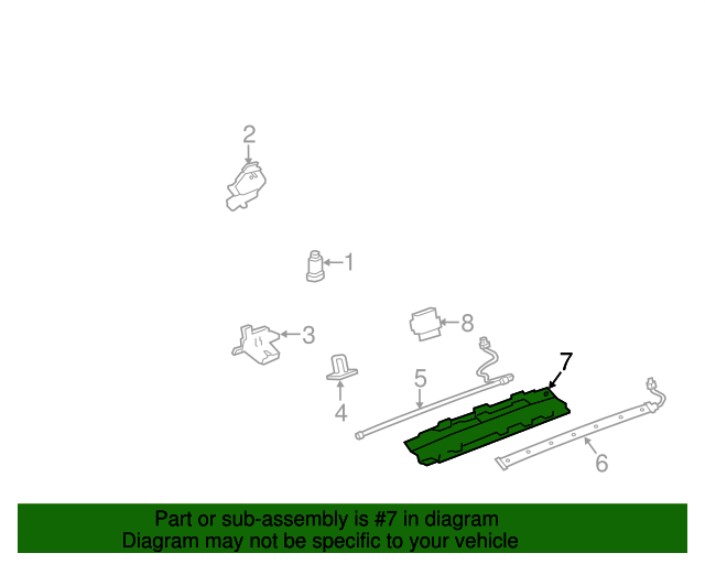 2015-2020 Chevrolet Rear Bumper Lower Fascia Bracket 23256141 GM ...