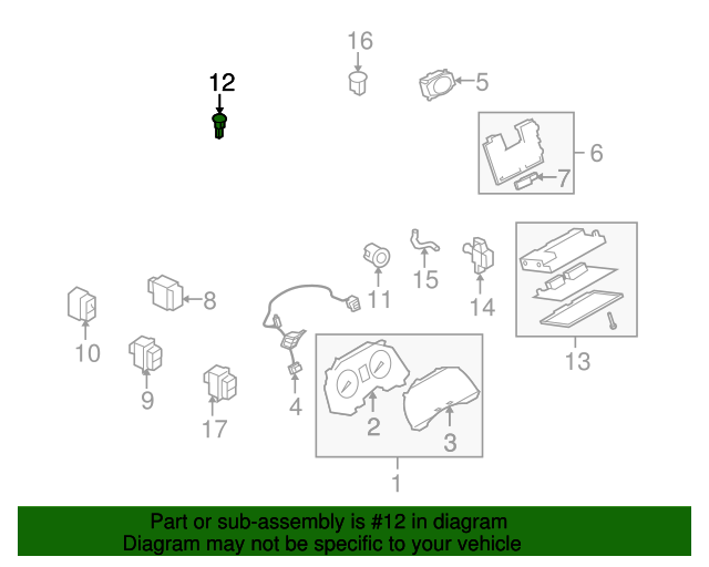 27721-3AA0A (277213aa0a) - 1997-2019 Infiniti Sensor Assembly - Sun ...