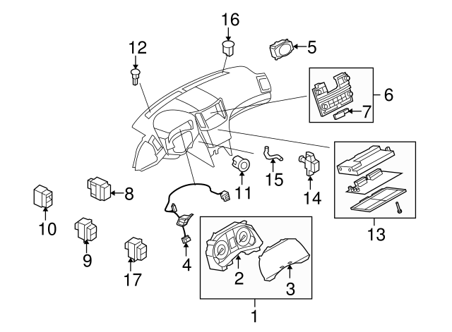 2012-2020 Infiniti In-Car Sensor 27720-3AA0A | OEM Parts Online