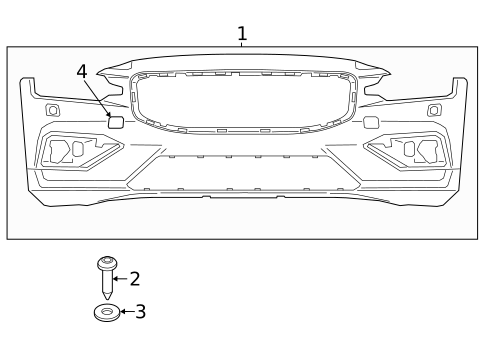 Bumper & Components - Front for 2019 Volvo V60 | OEM Parts Online