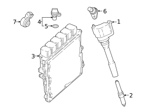 12138692611 - 2019-2024 BMW Ignition Coil (12-13-8-692-611) | BMW of ...