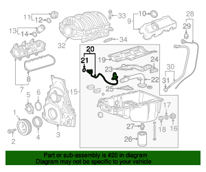 12644779 - Engine Oil Level Indicator Switch - 2014-2020 GM | Findlay Part