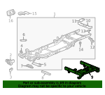 2014-2019 GM Front Half Frame 84392069 GM | GMPartsDirect.com