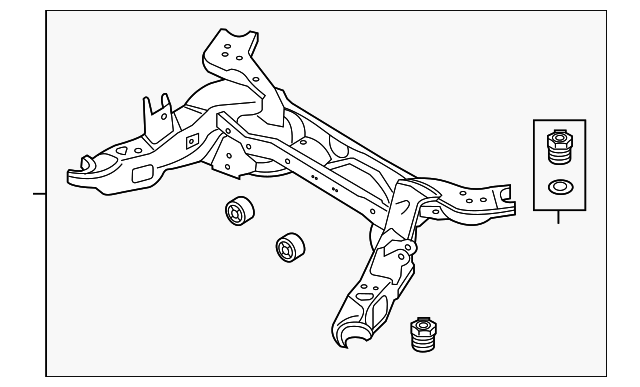 2011-2019 Ford Cross-Member DB5Z-5R003-F | TascaParts.com