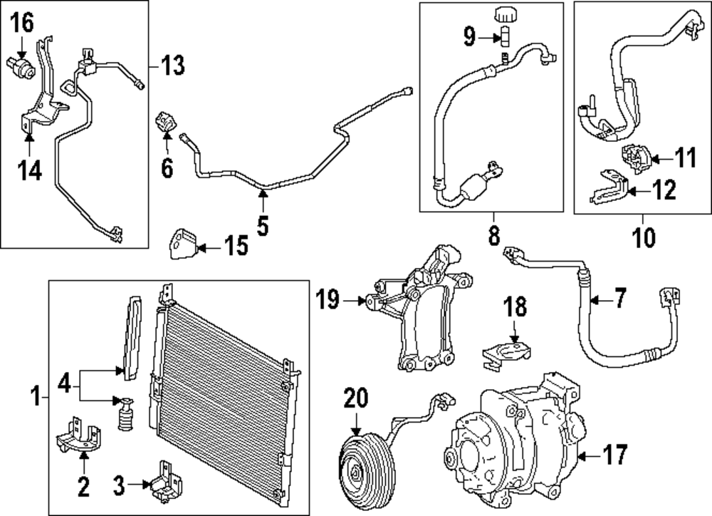 88710-0C730 - 2022-2024 Toyota Tundra - AC Tube | Sparks Parts