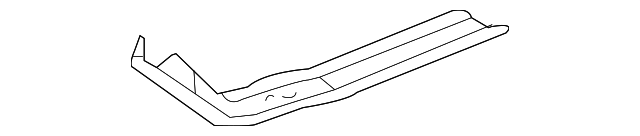 Genuine OEM Passenger Side Front Compartment Side Rail Reinforcement ...