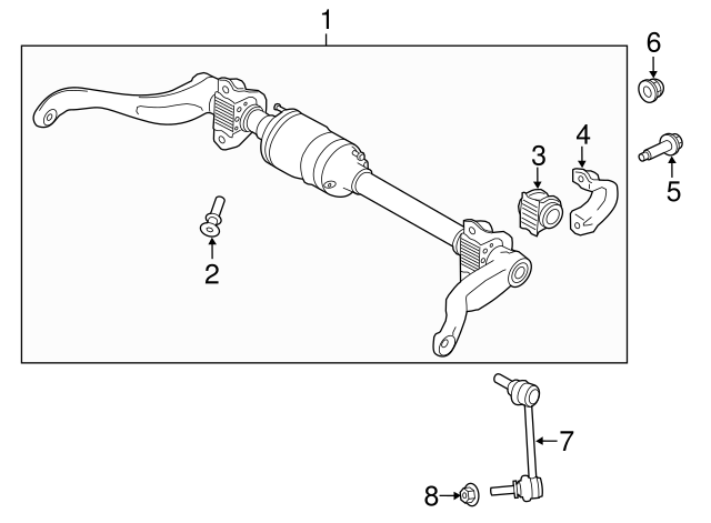 2005-2023 Land Rover Stabilizer Link Nut FY114056 | JaguarParts.com