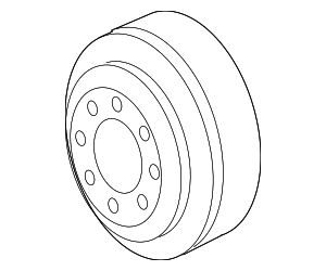 2002-2012 GM Engine Water Pump Pulley 24576970 | GMPartsDirect.com