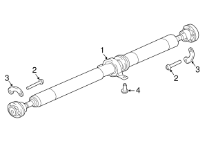 Genuine Drive Shaft Assembly for 2018-2020 Land Rover Range Rover Velar ...