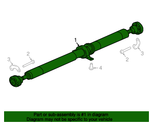 Genuine Drive Shaft Assembly for 2018-2020 Land Rover Range Rover Velar ...