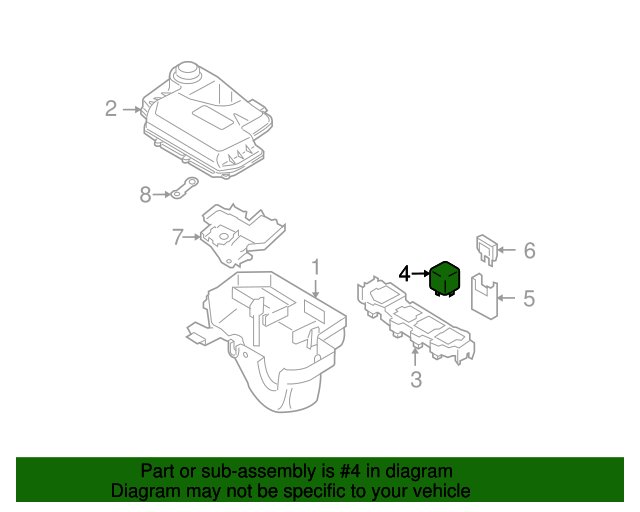 Relay - Audi (4H0-951-253-C) | Audi USA Par