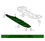 OEM 2006-2007 Toyota Highlander Radiator Support Splash Shield Part ...