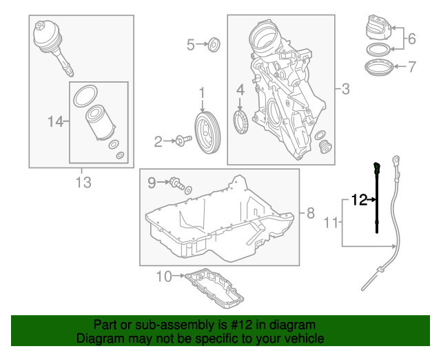 274-010-93-10 - Engine Oil Dipstick 2016-2020 Mercedes-Benz ...