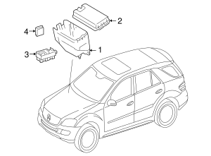 2006-2009 Mercedes-Benz Relay & Fuse Plt 1645402972 | AutoNationParts.com
