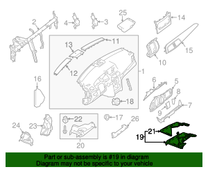 204-680-02-01 - Cover, Foot-well 2008-2017 Mercedes-Benz | Mercedes ...