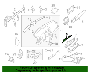 204-689-06-39 - Upper Trim 2012-2015 Mercedes-Benz | Mercedes-Benz USA ...