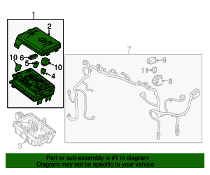 2021-2022 GM Engine Wiring Harness Junction Block 42750633 ...