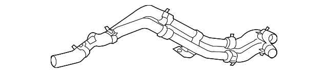 Genuine Engine Coolant Hose for 2011-2016 Hyundai | Part# 25470-2G600 ...