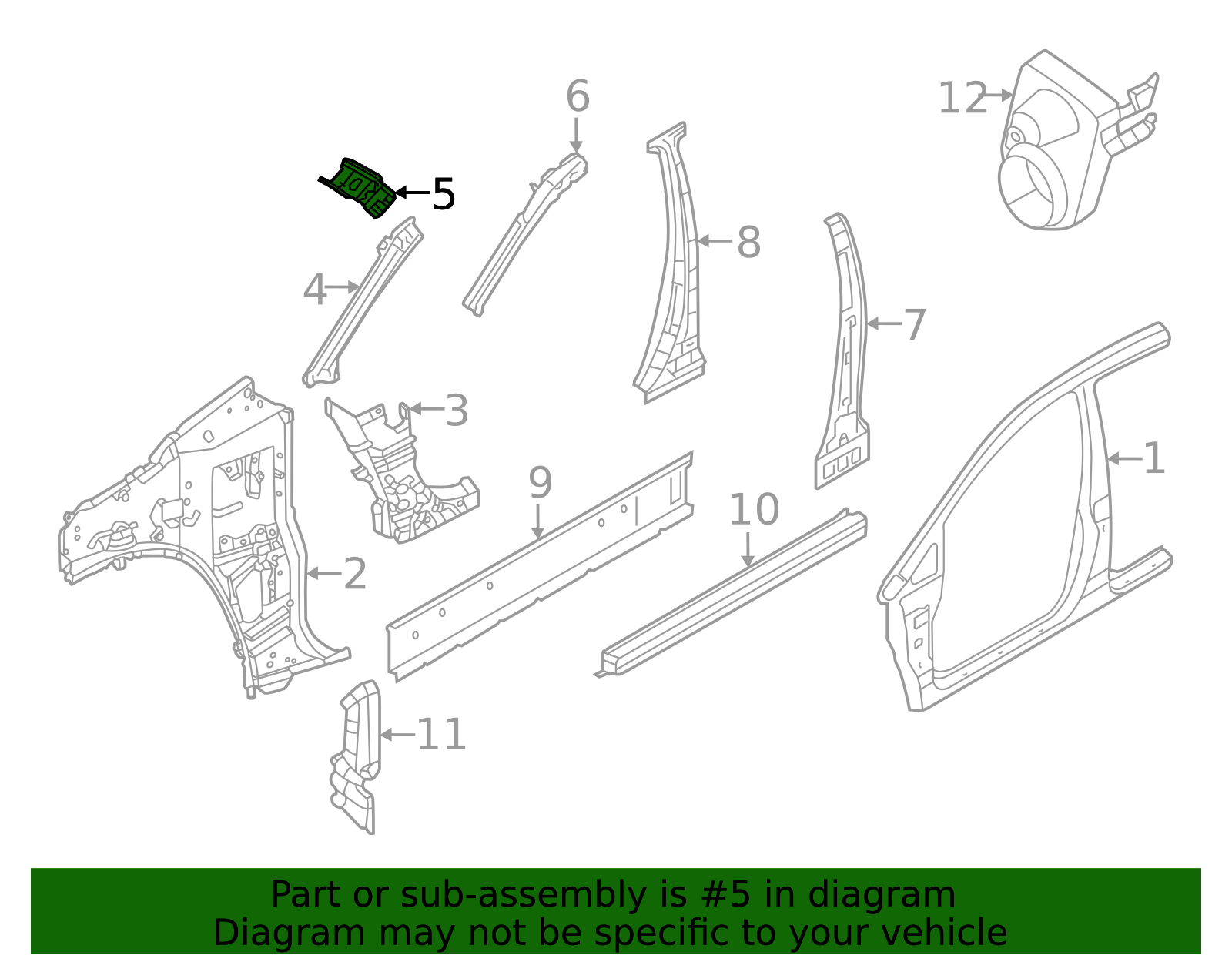 2020-2025 Nissan Versa Upper Reinforced G6320-5EFMA | Team Nissan Inc.