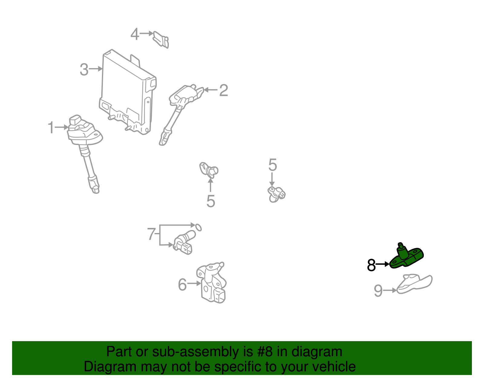 2001-2002 Nissan Pathfinder Camshaft Position Sensor 23731-4W000 | Hart ...