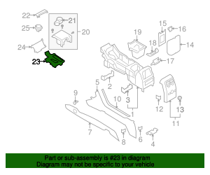 8A5Z-54045A76-AA - Panel Assembly Console 2009 Lincoln MKS | AutoNation ...