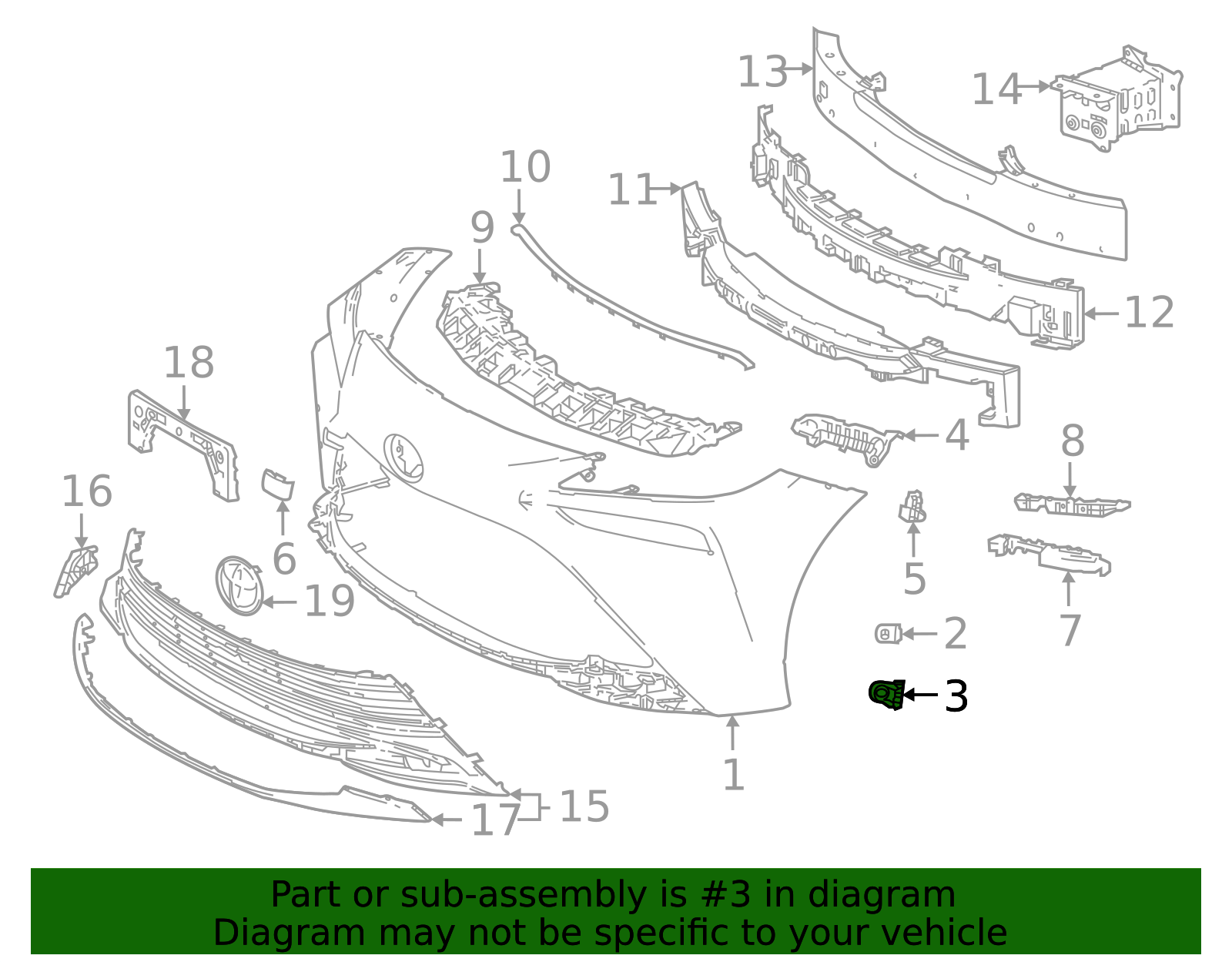 2021-2025 Toyota Fender Liner Retainer 53879-30090 | Toyota Parts Center