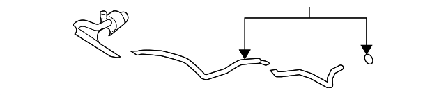2007-2017 Mitsubishi Rear AC Hose 7815A072 | OEM Parts Online
