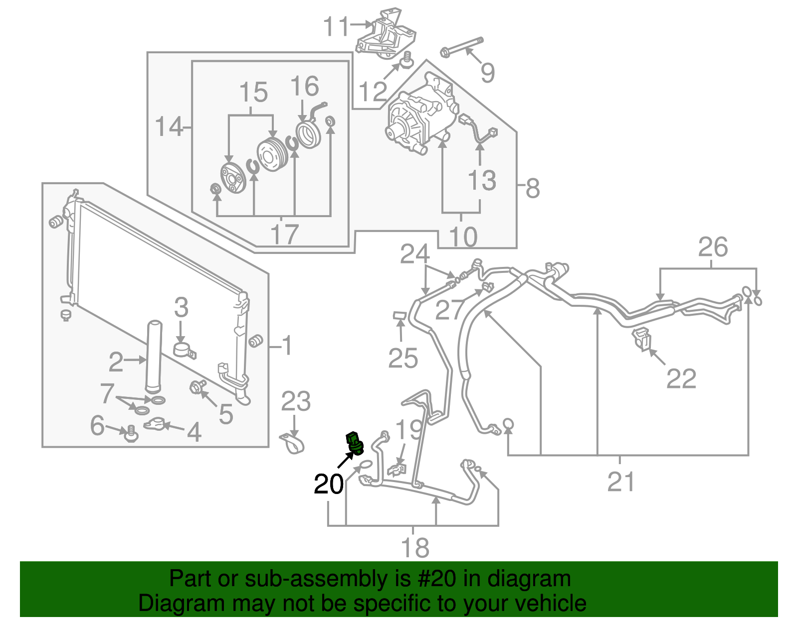 MR306627 - Pressure Switch 2003-2017 Mitsubishi | Mitsubishi Motors Store