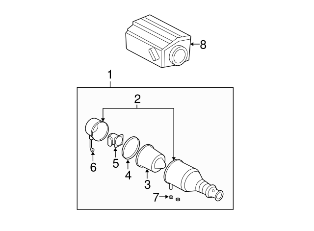1997-2019 Ford Engine Air Duct Clamp F65Z-9628-AA | TascaParts.com