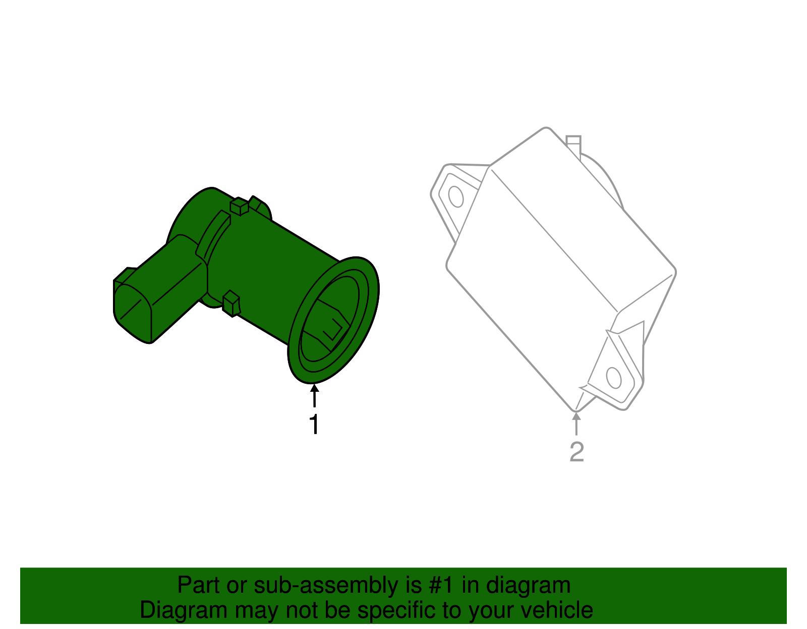 2013-2021 Nissan Frontier Backup Sensor 25994-9BF1D | Team Nissan Inc.