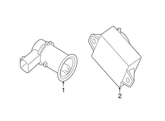 25994-9BF1D - Backup Sensor 2013-2021 Nissan Frontier | Nissan Parts ...