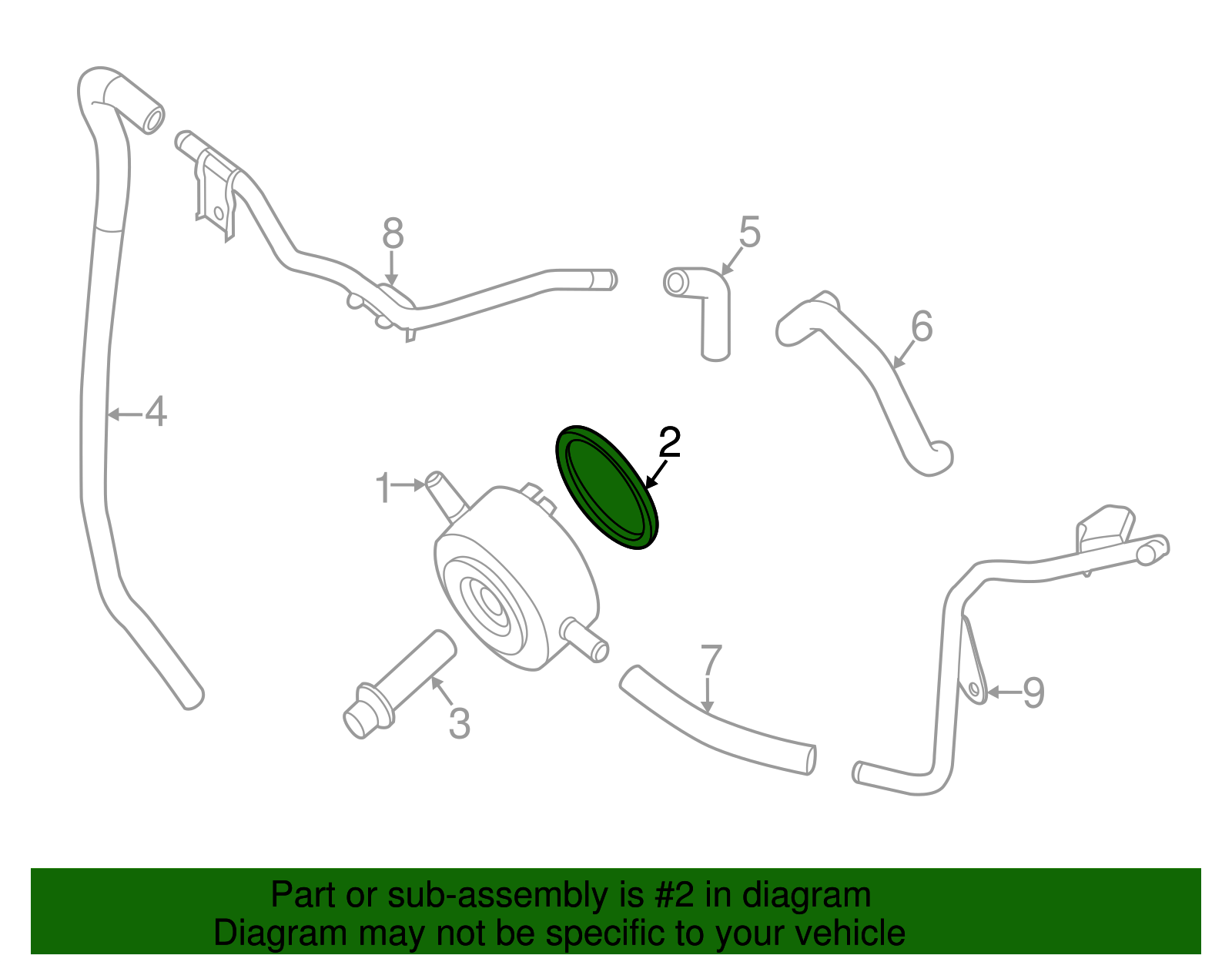 21304-JK20A - 1985-2025 Nissan - Engine Oil Cooler Gasket | Anicra ...