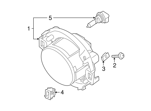 Fog Lamps for 2014 Nissan Xterra | OEM Parts Online