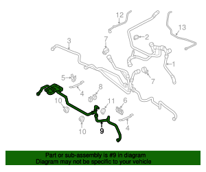 17-12-2-284-290 - Hose Assembly - 2012-2019 BMW | Buy BMW Parts Now