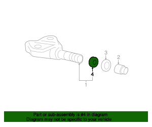 42756-TP6-A81 - TPMS Sensor Grommet 2010-2022 Honda | Honda Parts Online