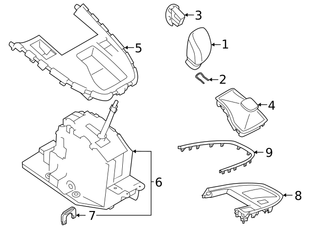 2020-2024 Subaru Shifter Assembly 35110AN00A | Subaru Parts Store