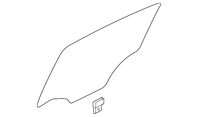 83410-H8120 - Door Glass 2018-2023 Kia Rio | Kia.Parts Store