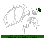 2018-2024 GMC Terrain Primed Fuel Tank Filler Door 84228129 GM ...