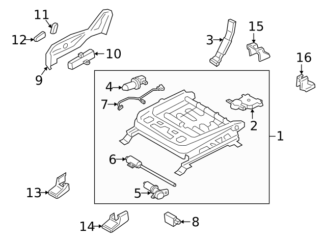 88080-S2020 - Seat Switch - 2019-2022 Hyundai | World OEM Parts Hyundai